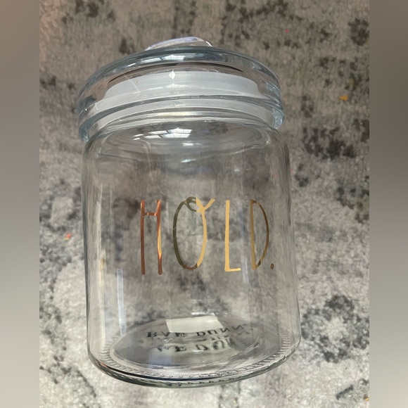 Rae Dunn | Office | Glass Rae Dunn Container | Poshmark